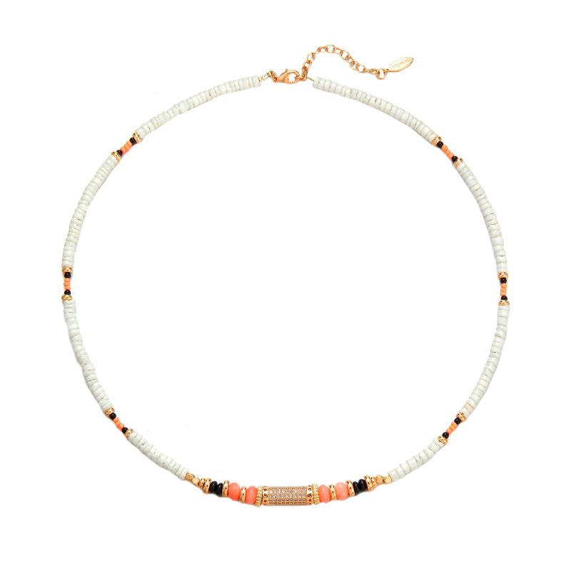 Collier Bouhou Blanc | HIPANEMA