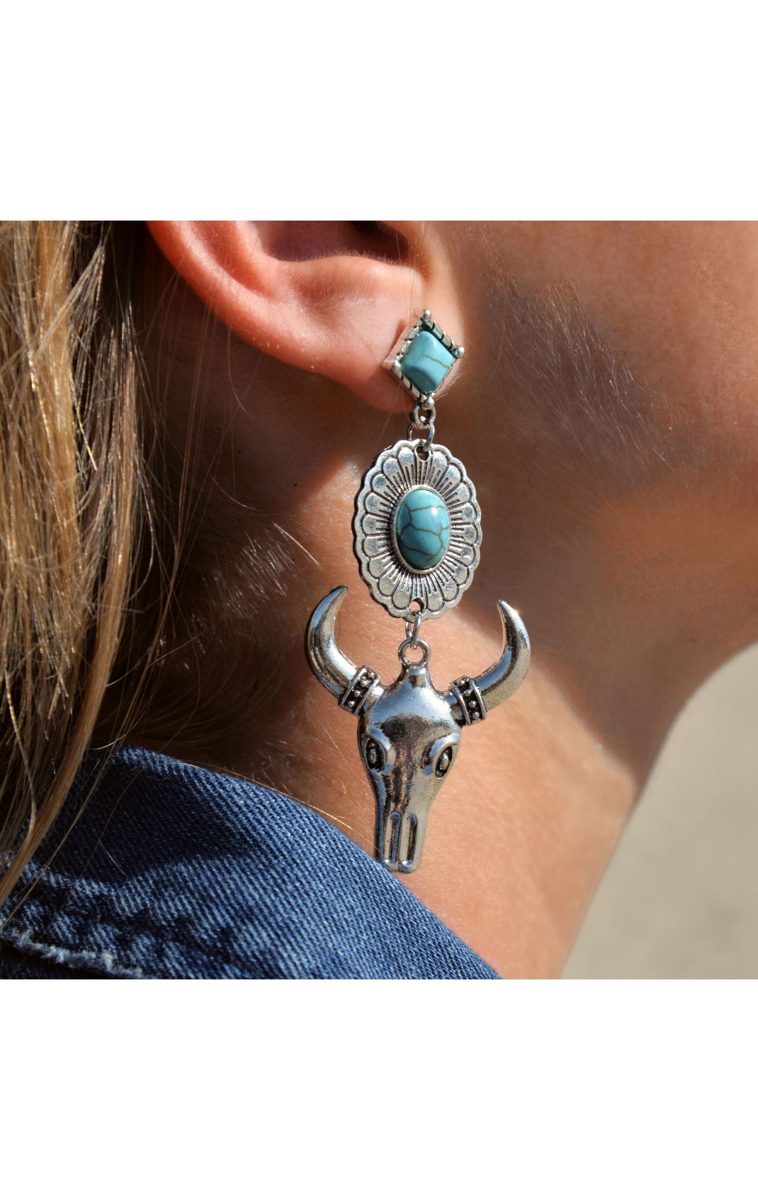 Boucles d'oreilles Bupha Argenté | HIPANEMA