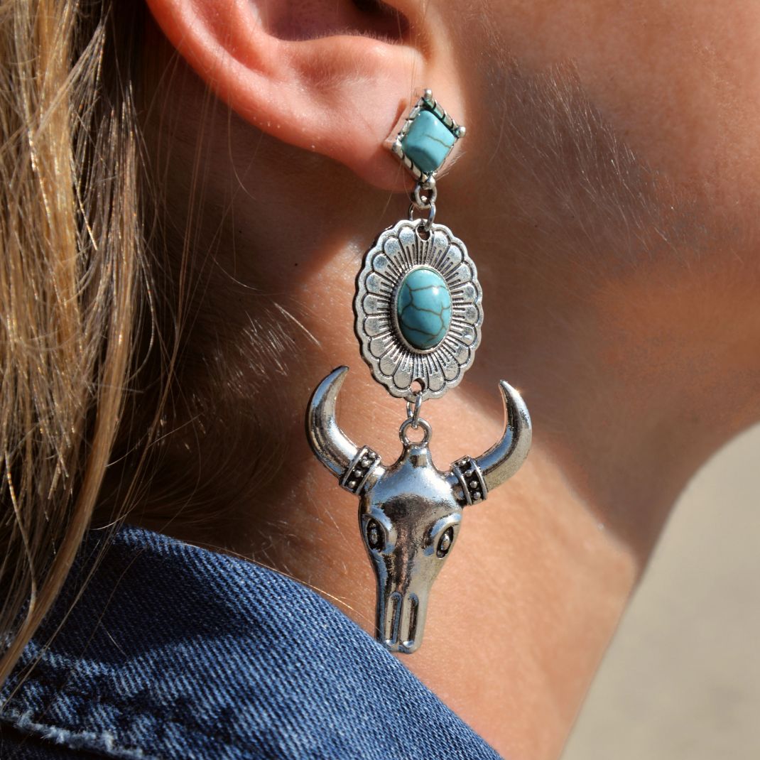 Boucles d'oreilles Bupha Argenté | HIPANEMA